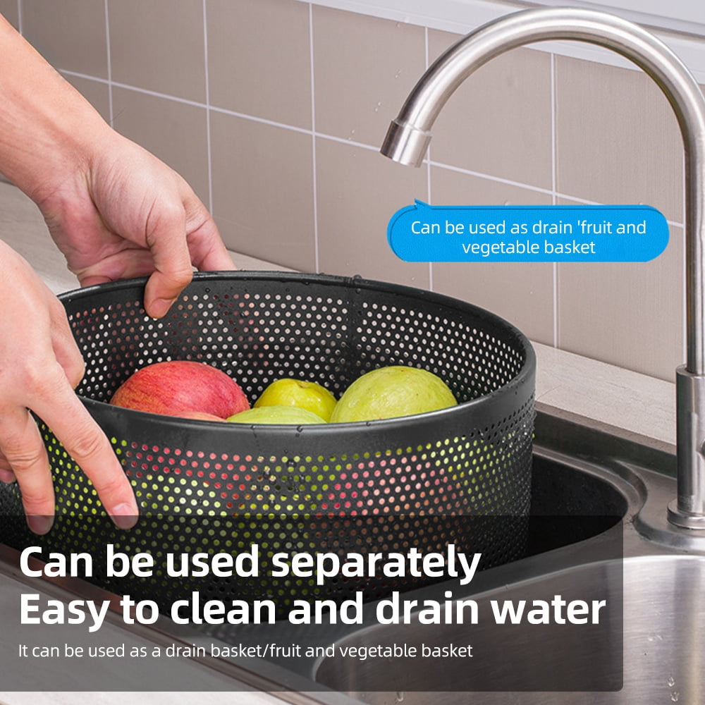 Rotating Storage Rack,Removable Fruit And 3-tier Carbon Steel Saver ...