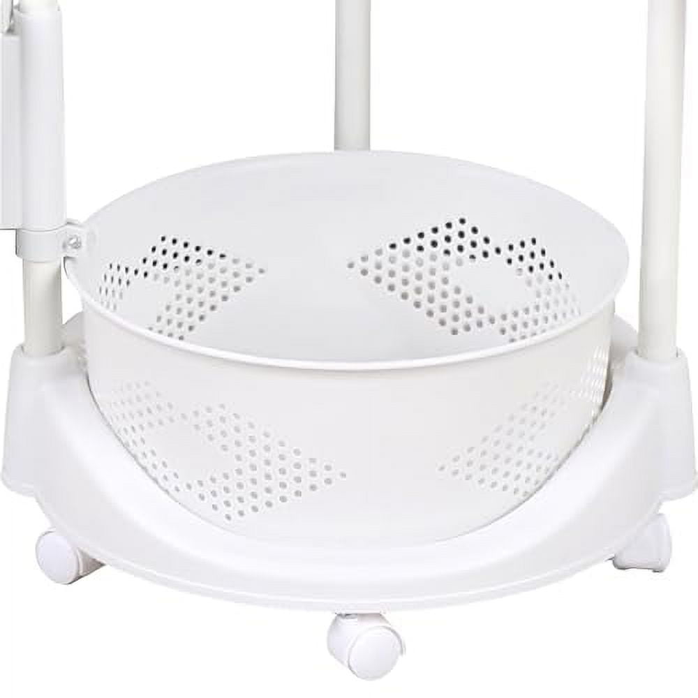 Rotating Storage Shelves Rack, 5 Tier Circular Rotating Basket ...