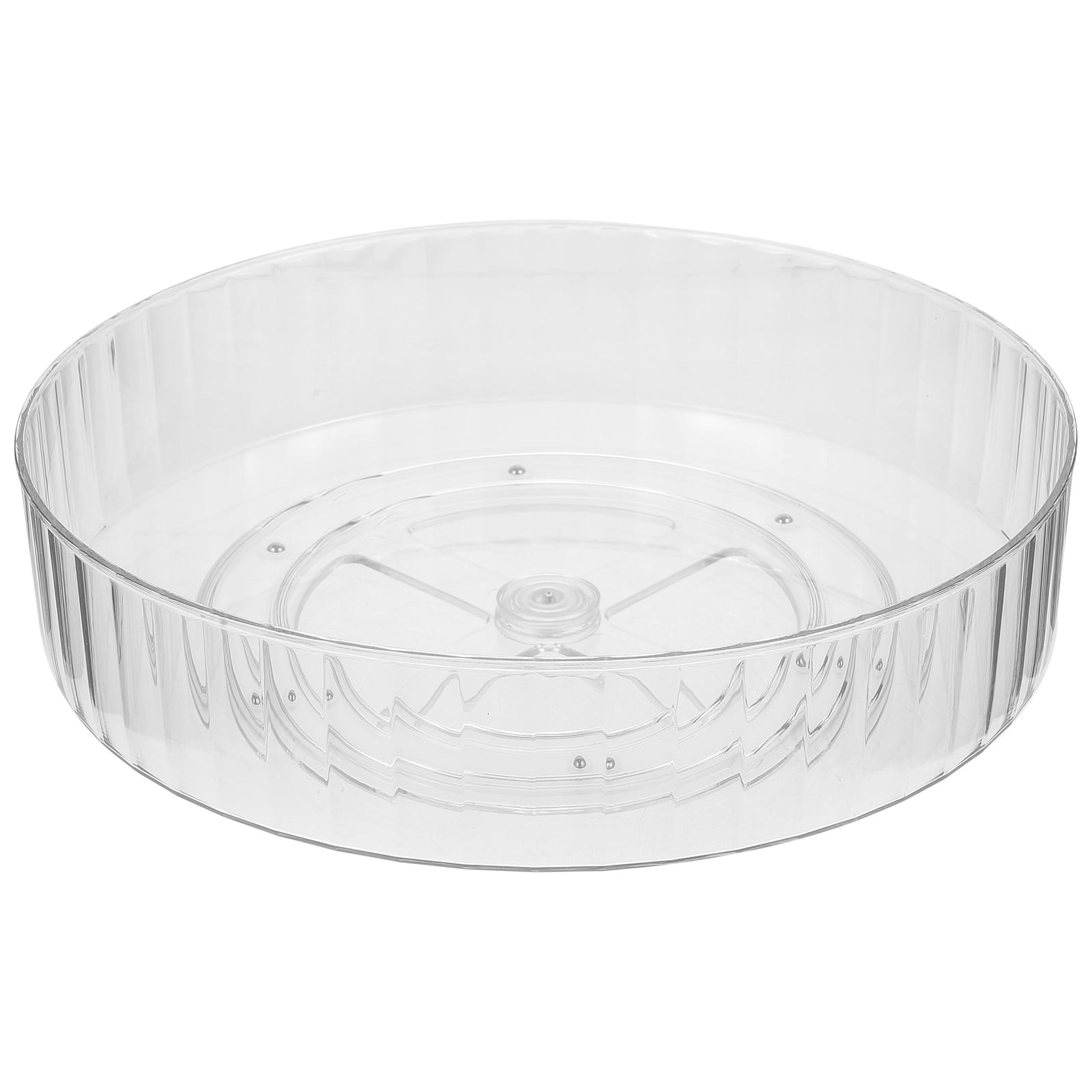 Rotating Storage Tray Kitchen Spice Rack Cabinet Organiser Turntable ...