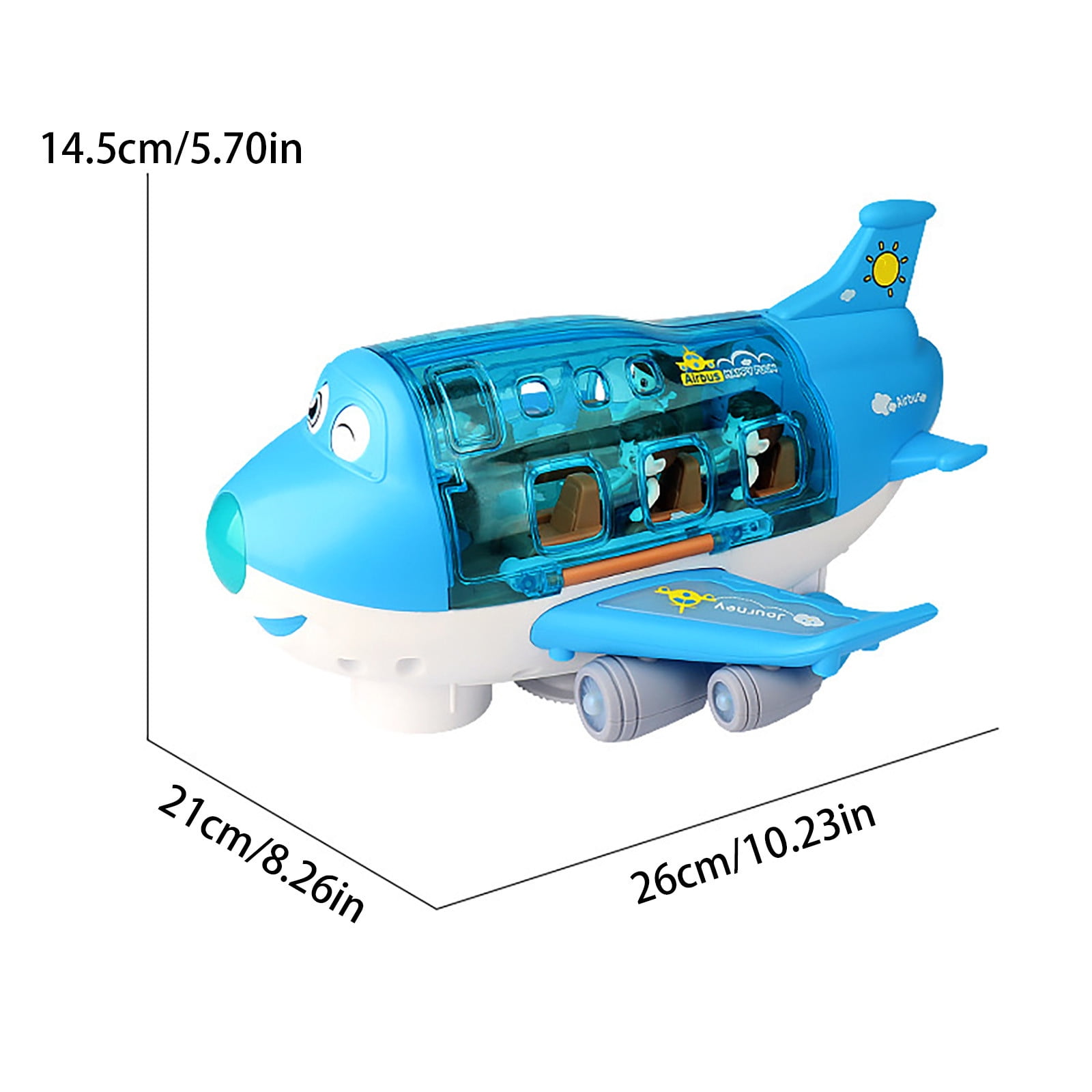 Rotating Stunt Airplane 360° Rotating Electric Toy Plane With Sound And ...