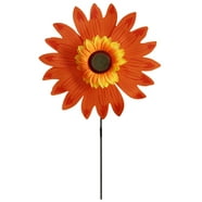 Sunflower Wind Spinner Plastic Sunflower Pinwheel Garden DIY Ornaments ...