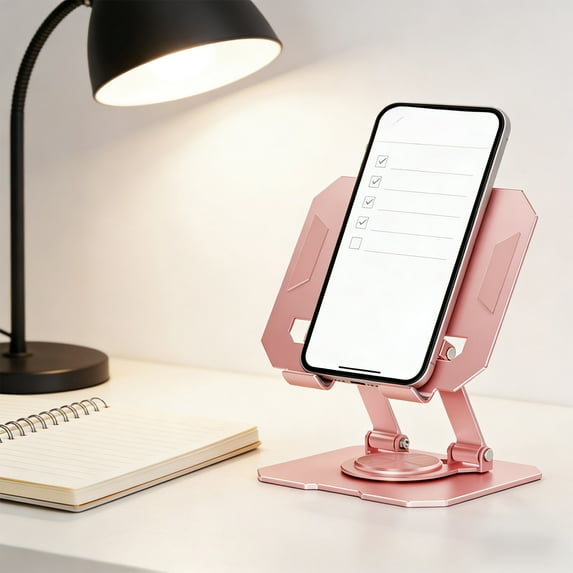 Rotating Tablet Stand | 360° Adjustable Metal Holder for Phones ...