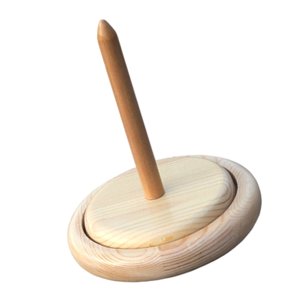 Rotating Thread Spool Holder Wood Yarn Holder Yarn Dispenser Rotatable ...