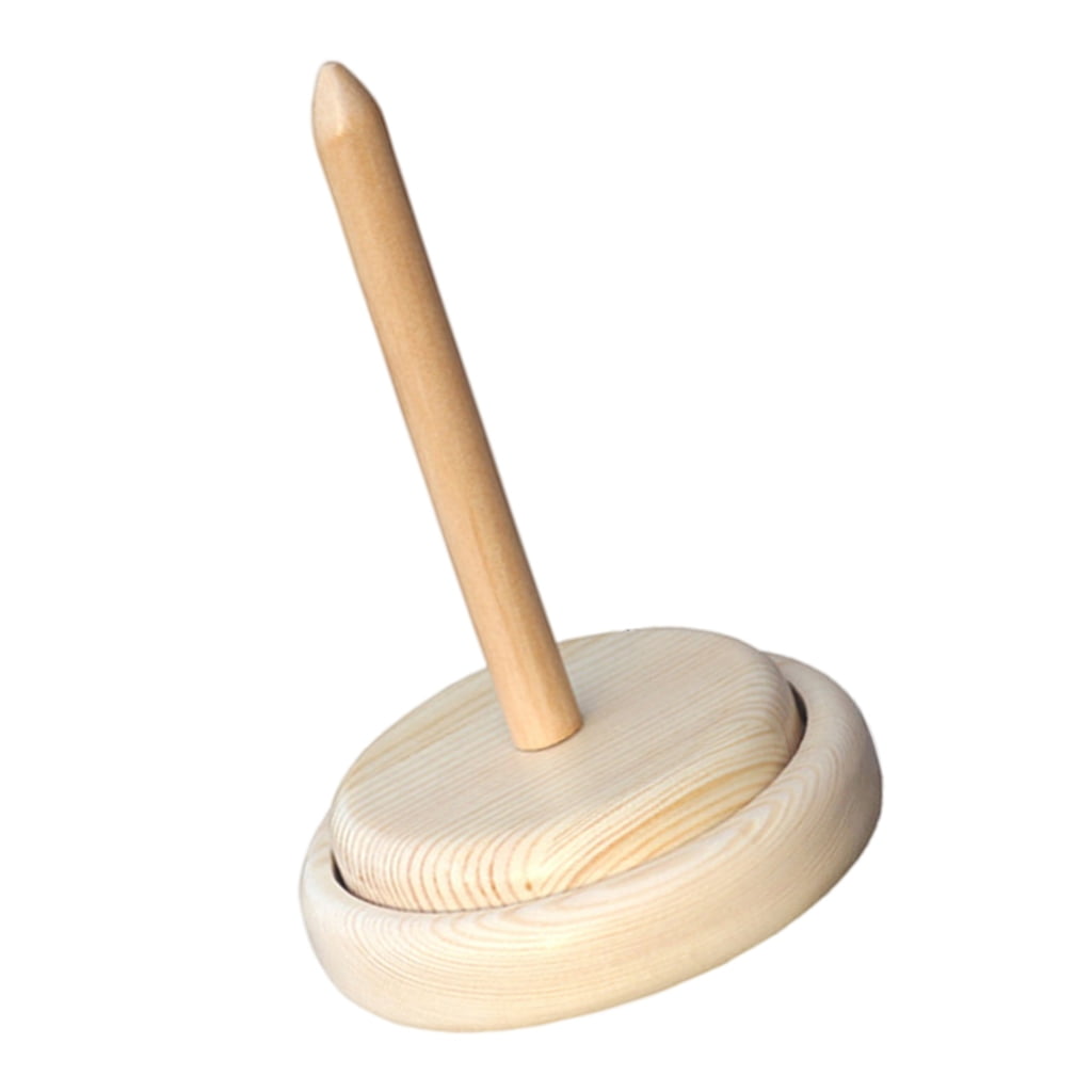 Rotating Thread Spool Holder Wood Yarn Holder Yarn Dispenser Rotatable ...
