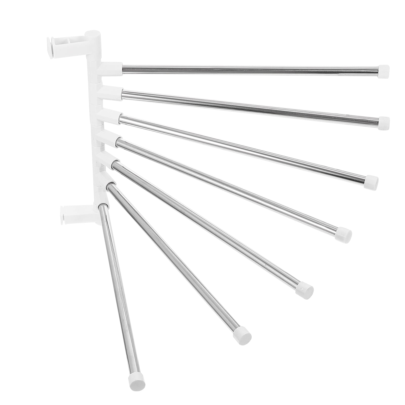 Rotating Towel Hanger Nail-free Shelf Rack Holder Swivel Coat Hangers ...
