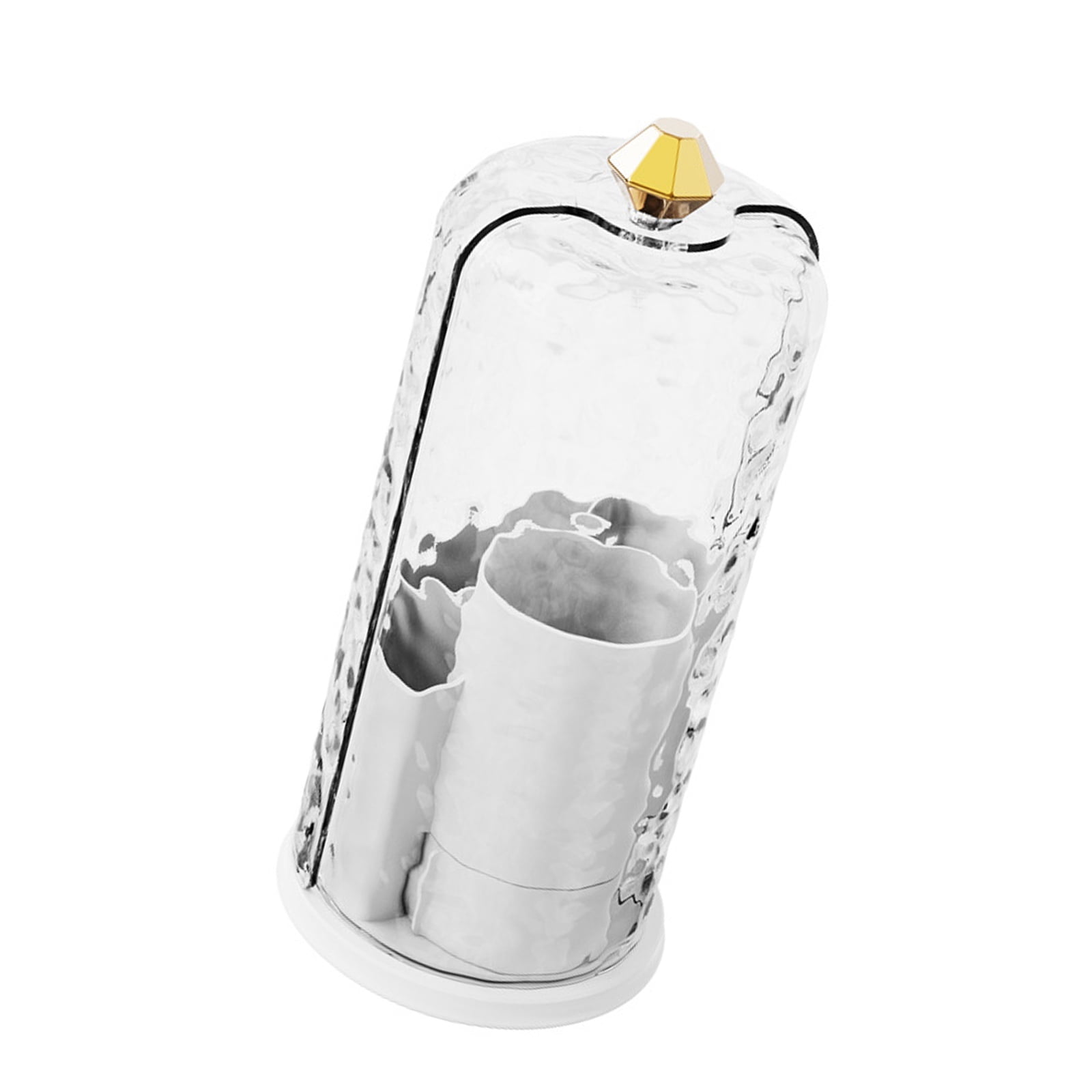 Rotating Transparent Cosmetic Carousel with Multi-Compartment Design ...