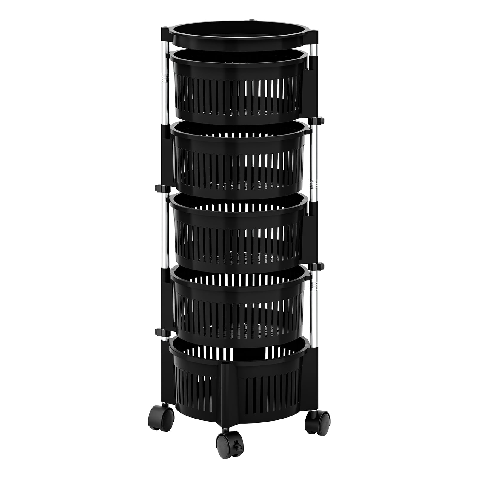 Rotating Trolley, Kitchen Trolley, Rotating Kitchen Storage Shelves ...