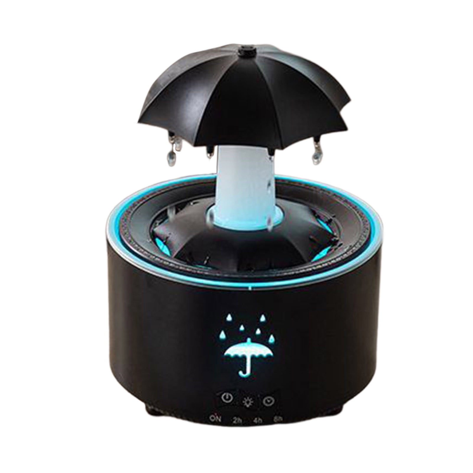 Rotating Umbrella Diffuser With Water Droplets 7 Color LED Aromatherapy ...