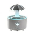 Rotating Umbrella Diffuser with Water Droplets 7 Color LED Aromatherapy ...