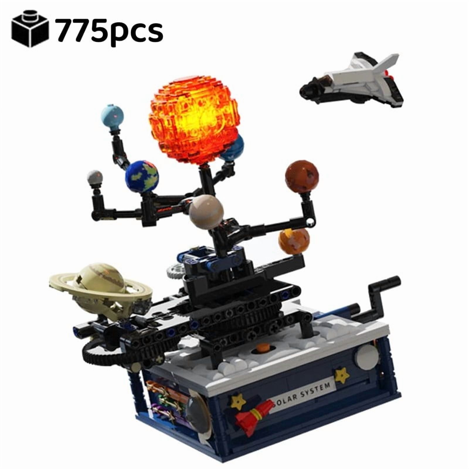 Rotating Universe Solar System Light Sets Building Blocks Sun Earth ...