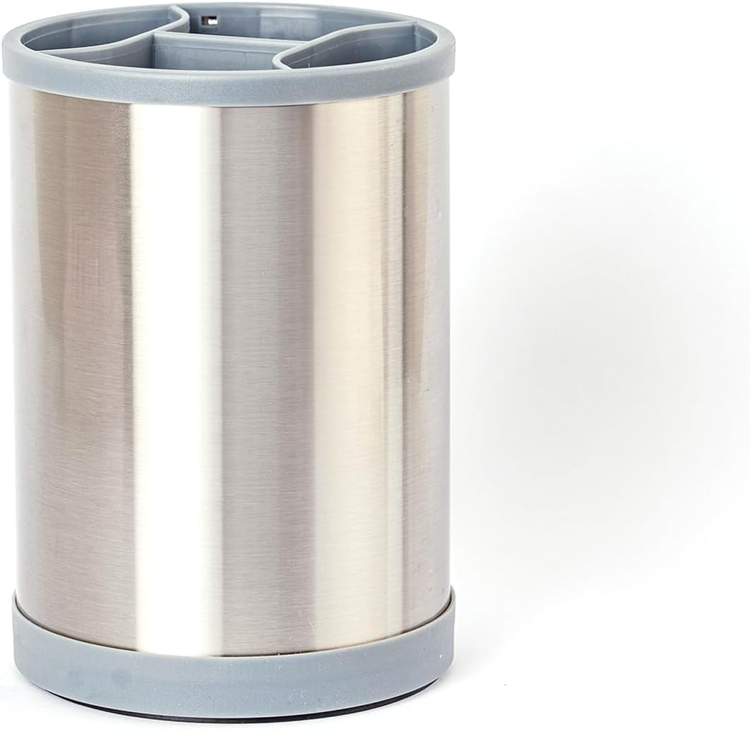 Rotating Utensil Crocks,360° Rotating Storage Rack, Rotary Stainless ...