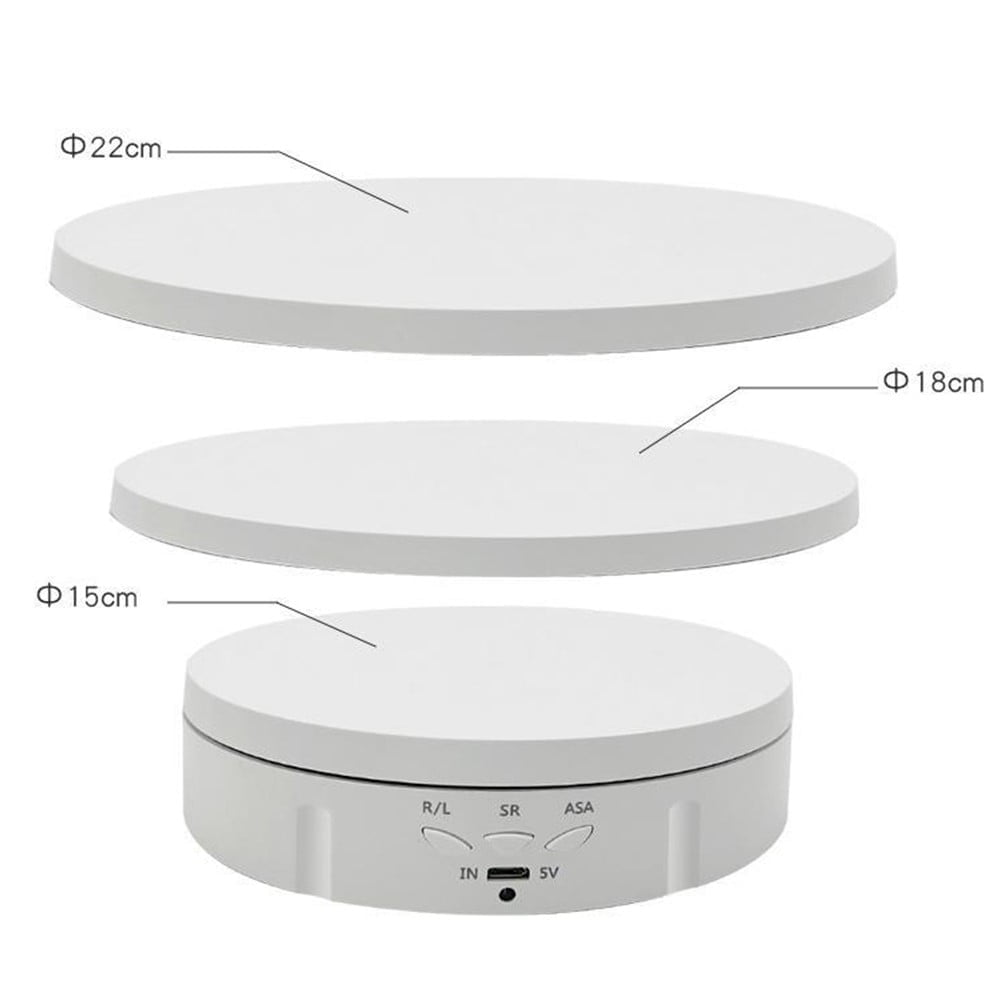 Rotating Visualizer 360° Electric Rotating Display Stand 3 Speeds ...