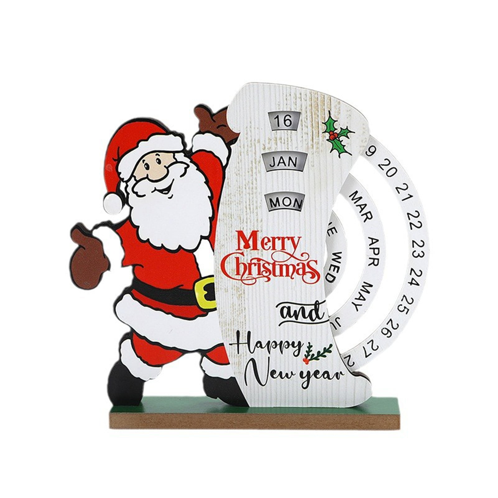 Rotating Wall Calendar Wooden Disc Perpetual Calendar Rotating Wall ...