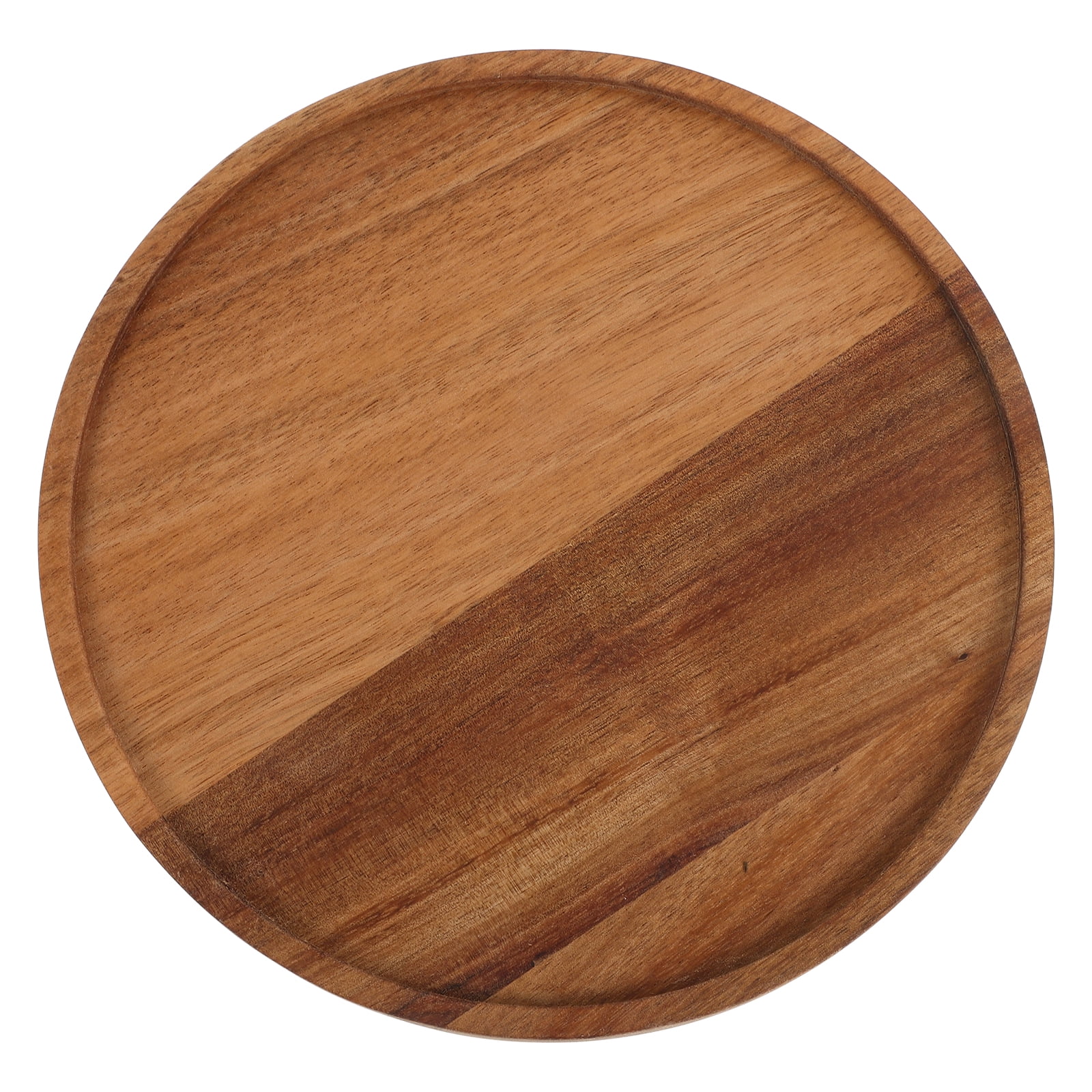 Rotating Wooden Pallet Decorative Serving Tray Wooden Fruit Plate Wood ...