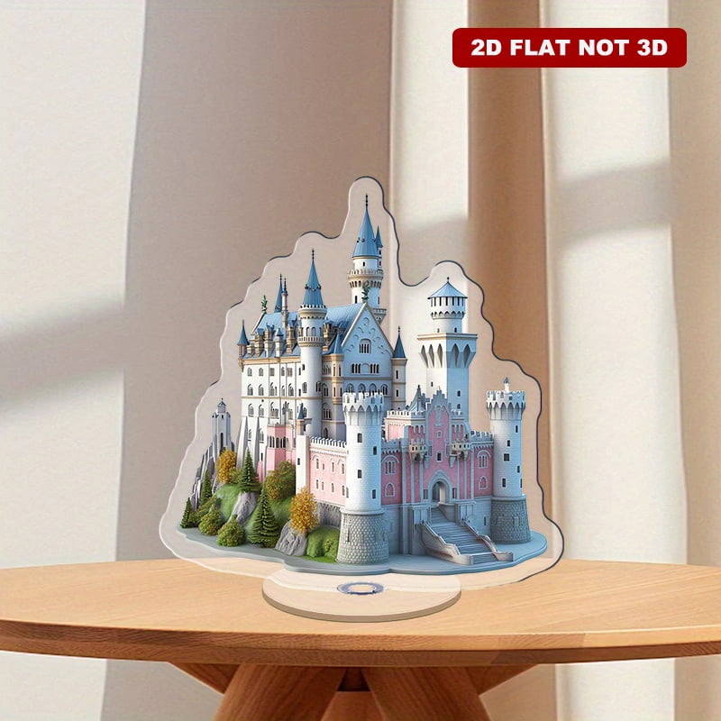 Rotating acrylic display featuring a detailed sculpture of ...