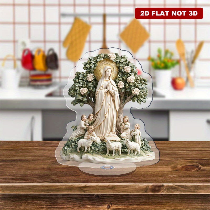 Rotating acrylic display featuring a highly detailed ceramic sculpture ...