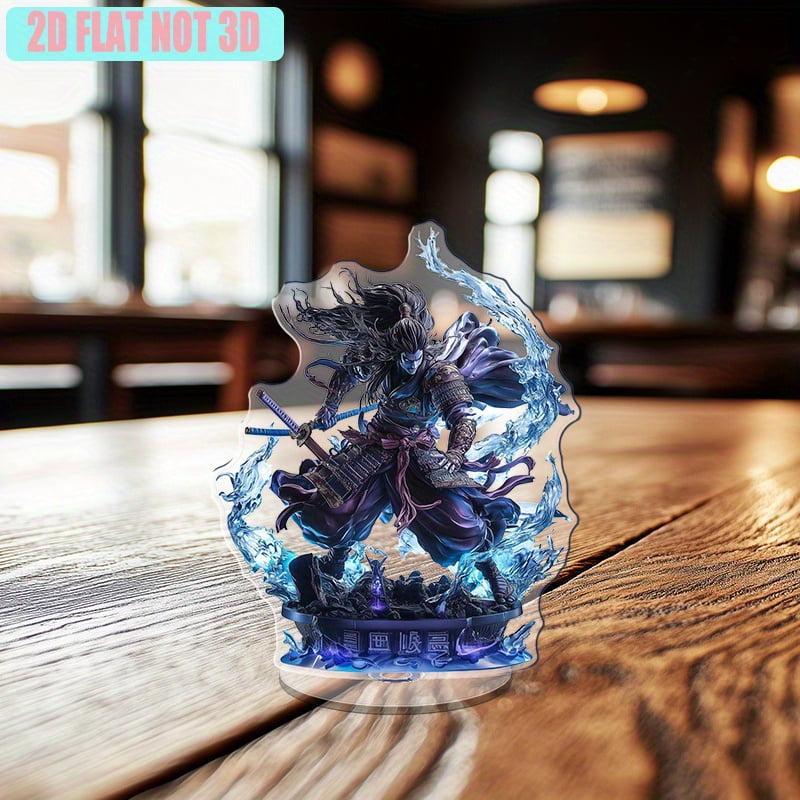 Rotating acrylic figurine of Susanoo-no-Mikoto in battle with ...
