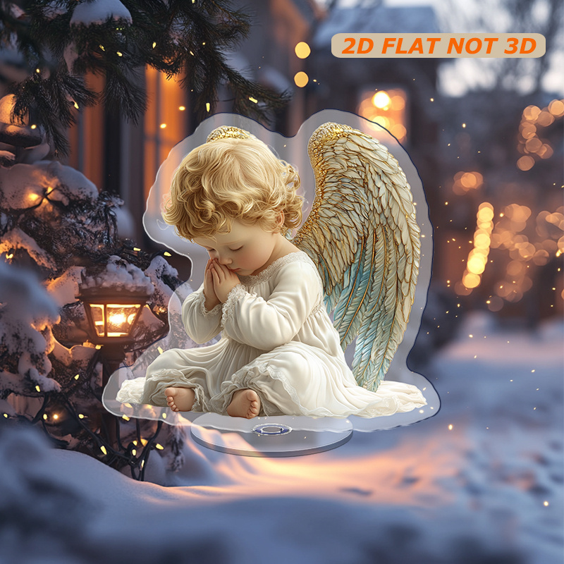 Rotating acrylic ornament featuring ultra-realistic designs that ...