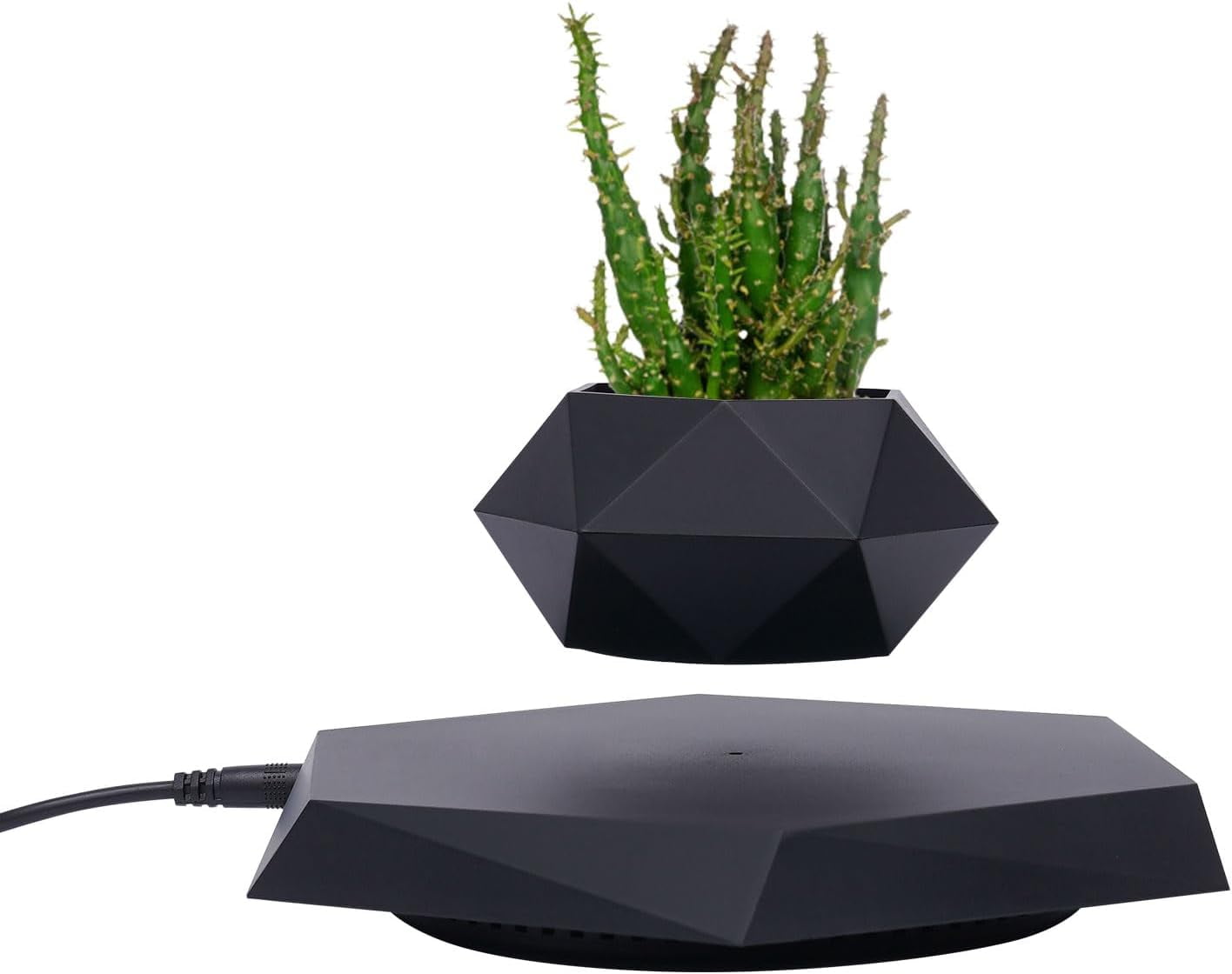 Rotation Flower Pot, Magnetic Levitating Pot for Air ,Floating Pot ...