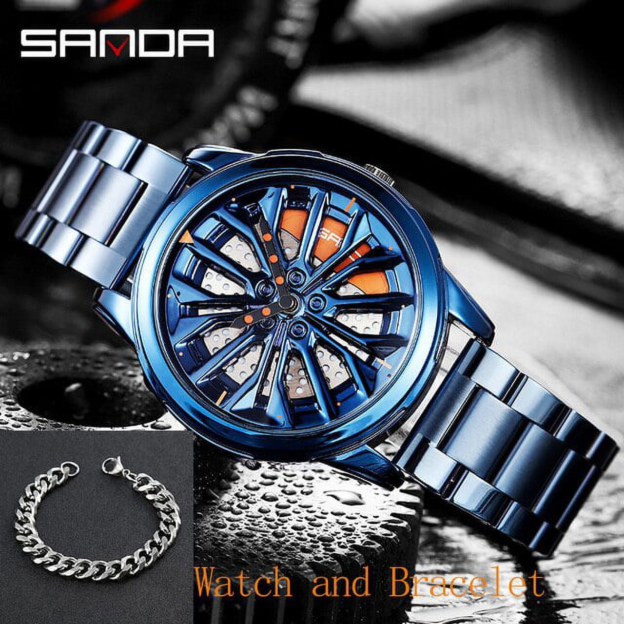 Rotation Rim Watch, Sports Car Design, Waterproof, Creative, Male 2020 ...