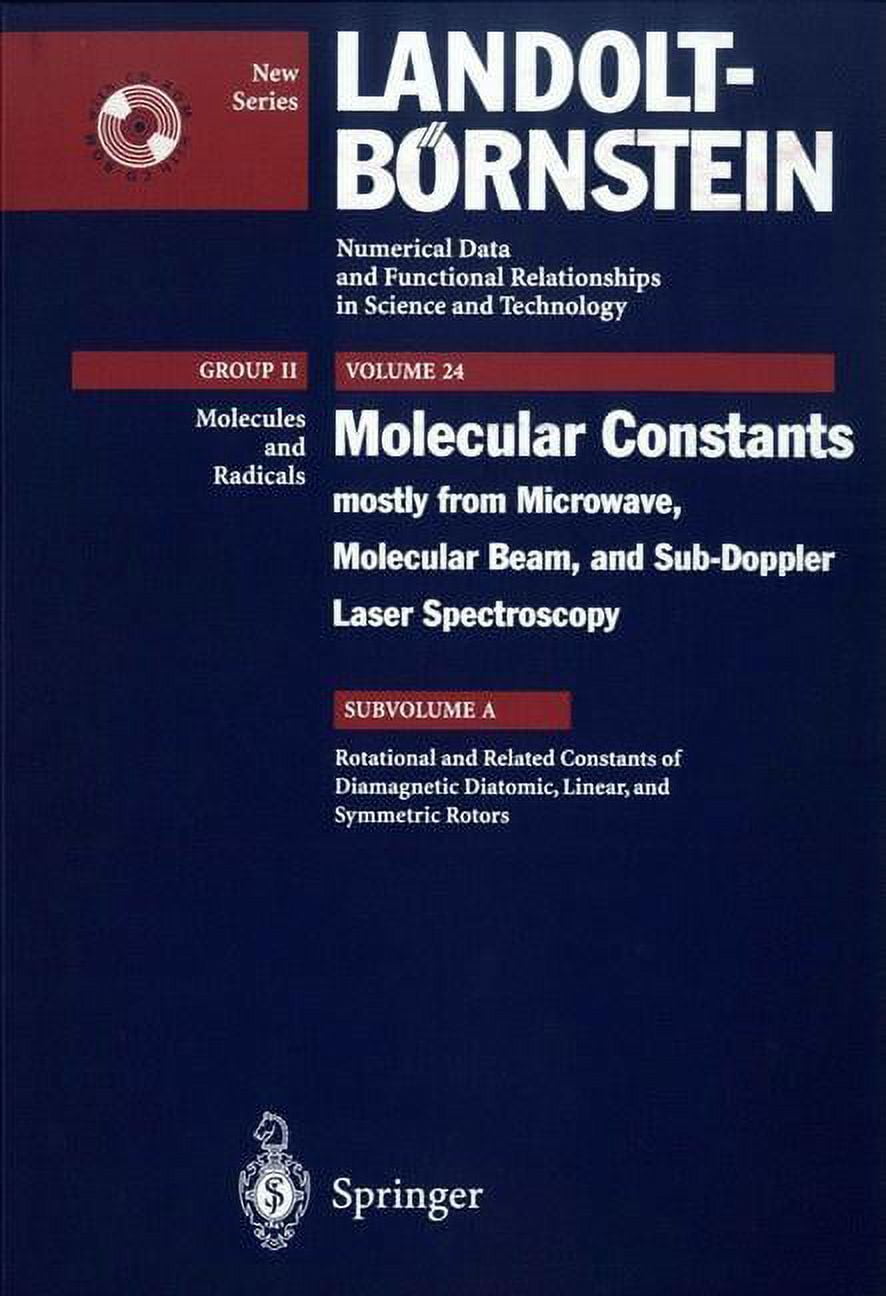 Rotational, L-Type, Centrifugal Distortion and Related Constants of ...