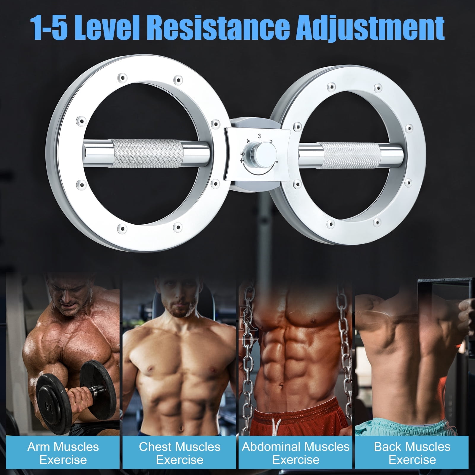 Rotator Burn Machine, 360-Degree Rotation Forearm Trainer With 5 Adjustable Resistance Levels Up ...