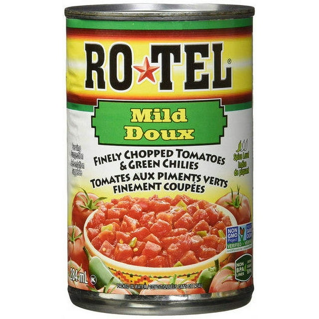 Rotel, Salsa Mild, Finely Chopped Tomatoes & Green Chilies, 284ml/9.6oz ...