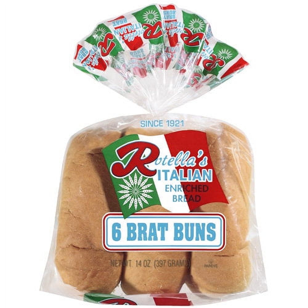 Rotellas Brat Buns 6ct - Walmart.com