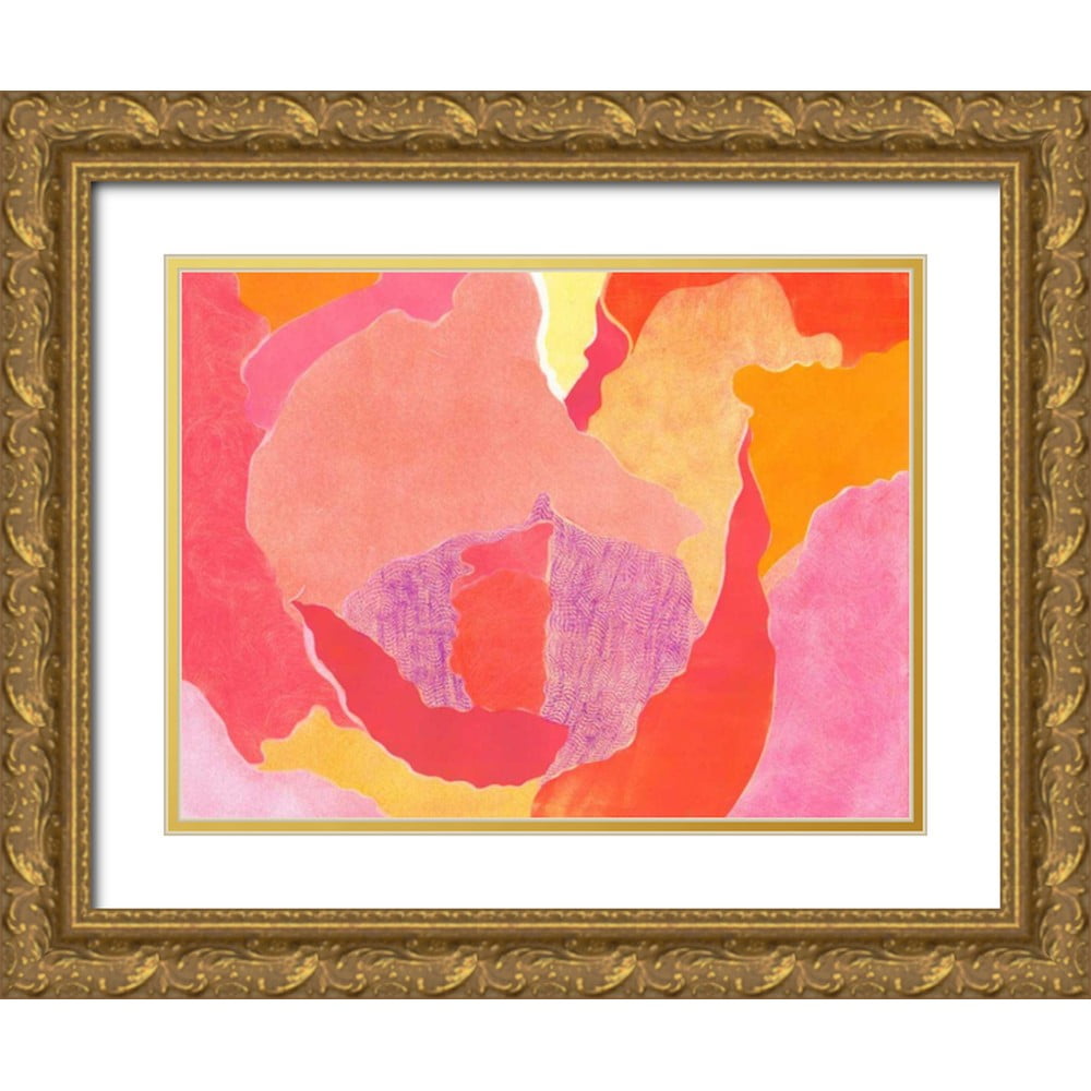 Roth, Carolyn 14x12 Gold Ornate Wood Framed with Double Matting Museum ...