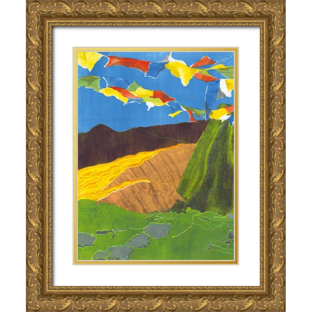 Roth, Carolyn 19x24 Gold Ornate Wood Framed with Double Matting Museum ...