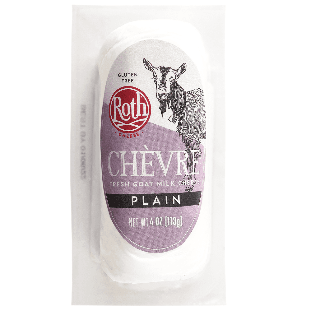 Roth Chèvre Plain Fresh Goat Cheese Log 4 oz - Walmart.com