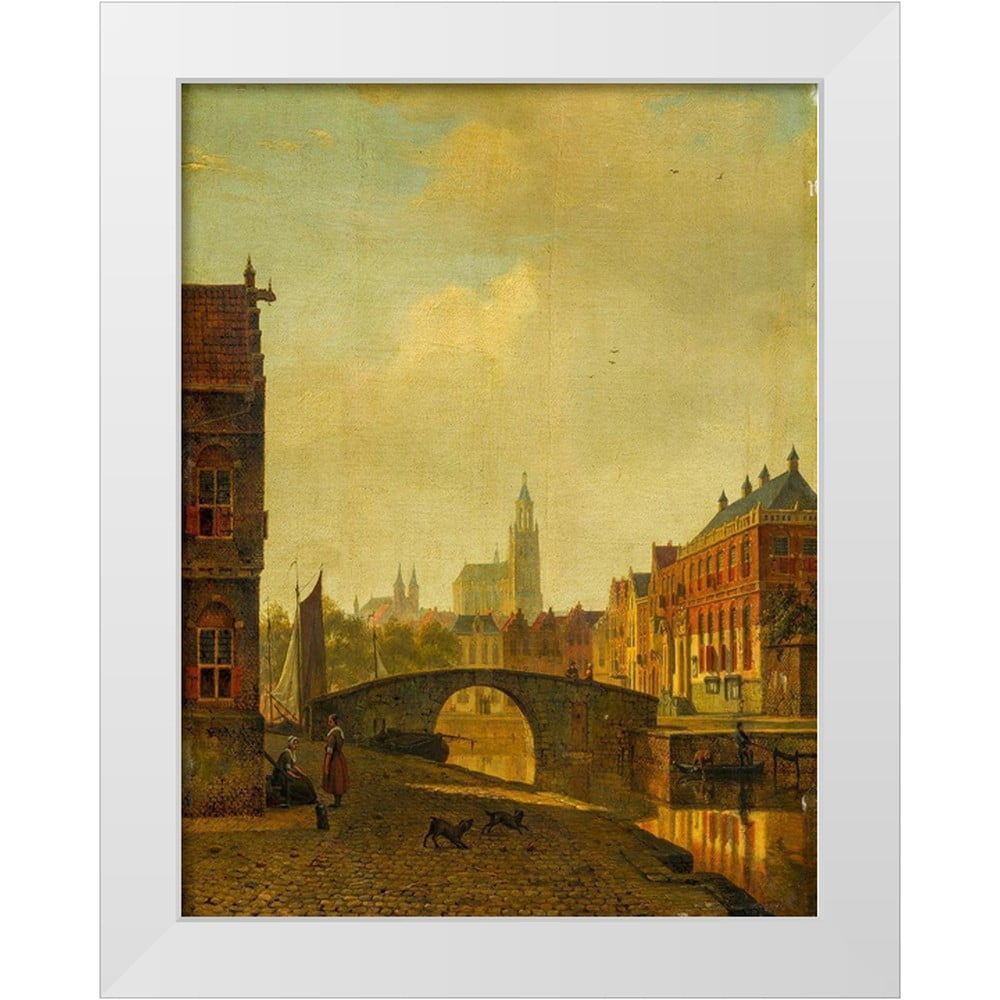 Roth, George Andries 19x24 White Modern Wood Framed Museum Art Print ...