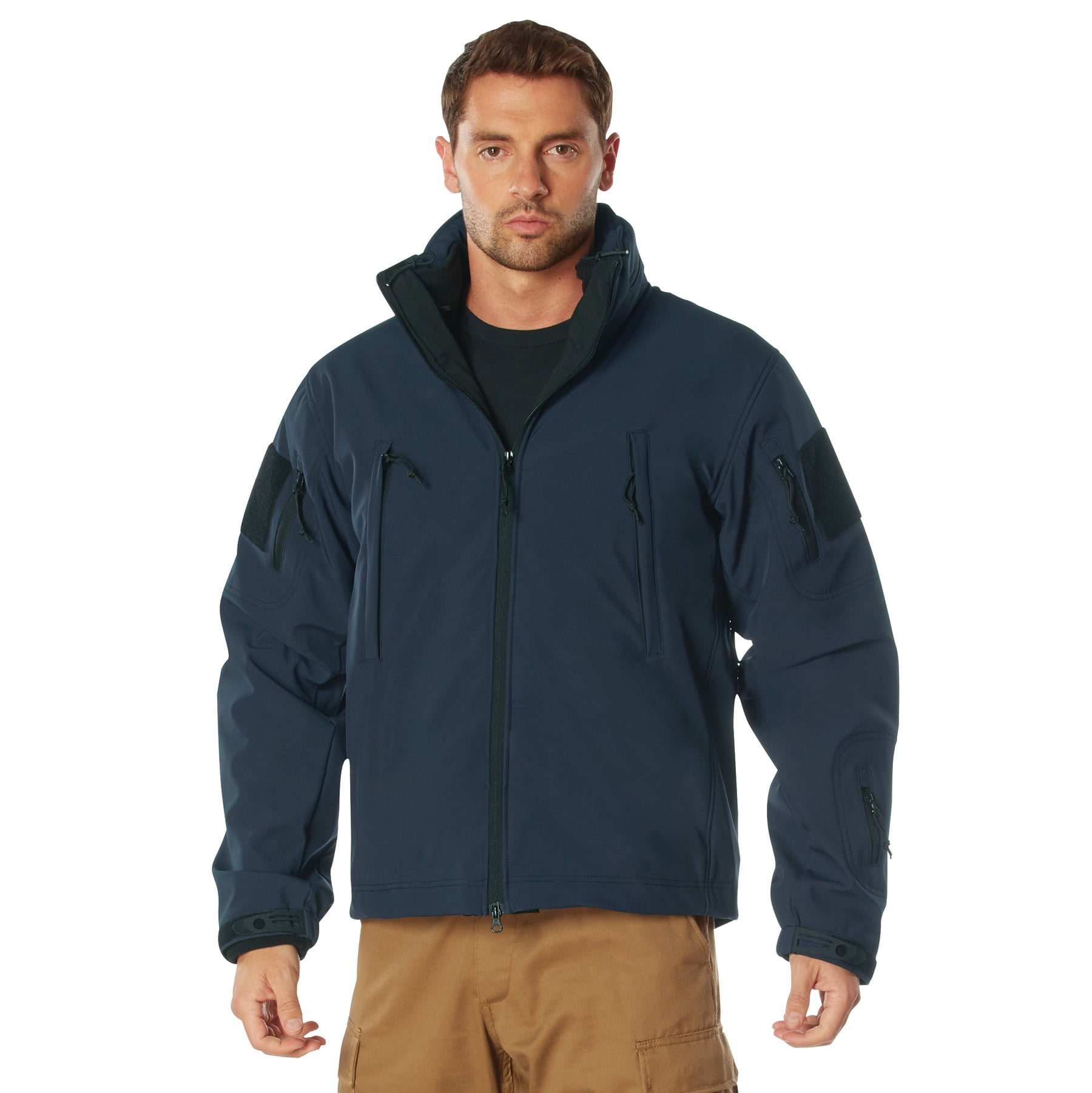 Rothco 3-in-1 Spec Ops Soft Shell Jacket,Midnight Navy Blue - Walmart.com