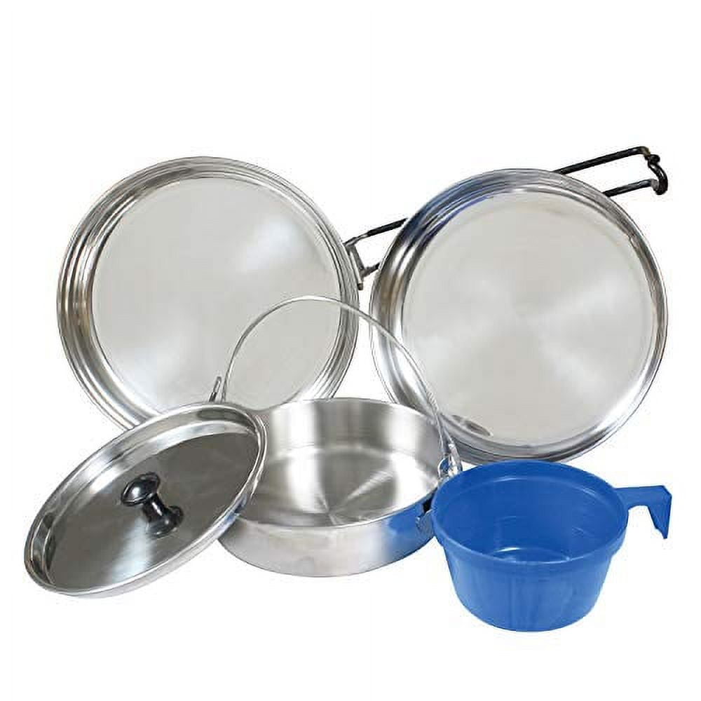 Rothco 5 Piece Stainless Steel Mess Kit - Walmart.com