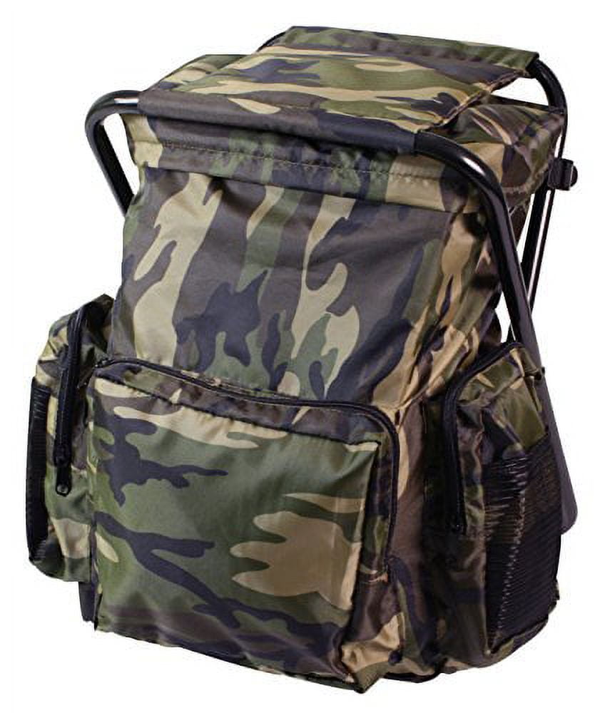Rothco 3469 Backpack & Stool Combo Pack, Woodland Camo - Walmart.com