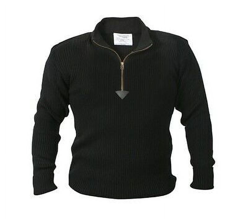 Rothco Black Acrylic Commando Sweater - 3390 - Walmart.com