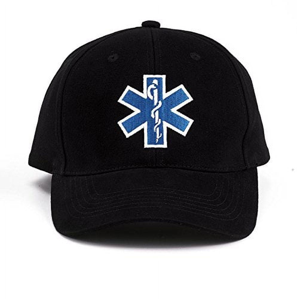 Rothco 10757 EMS Supreme Low Profile Insignia Cap, Black - Walmart.com
