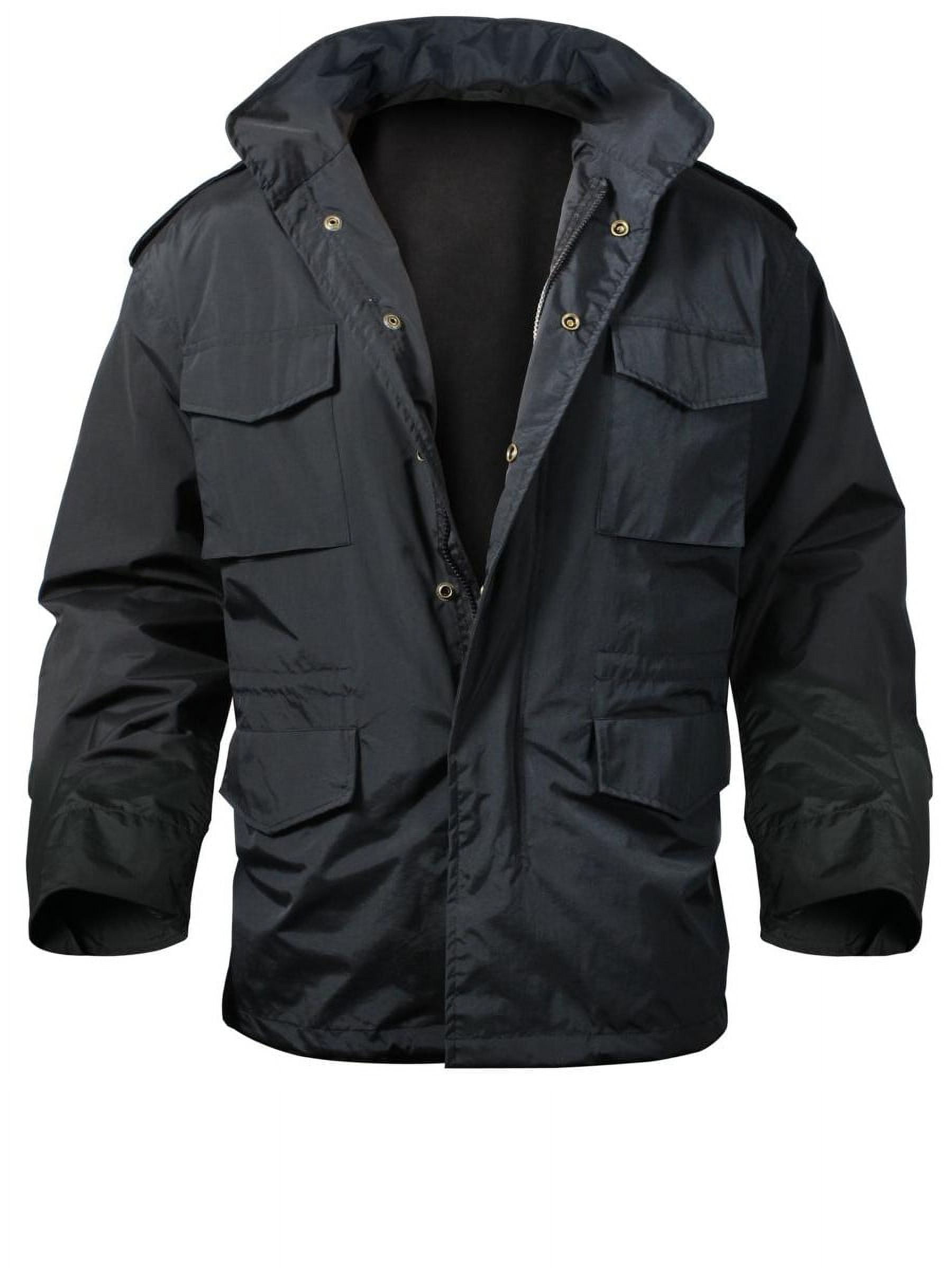 Rothco Black Nylon M-65 Storm Jacket - Walmart.com