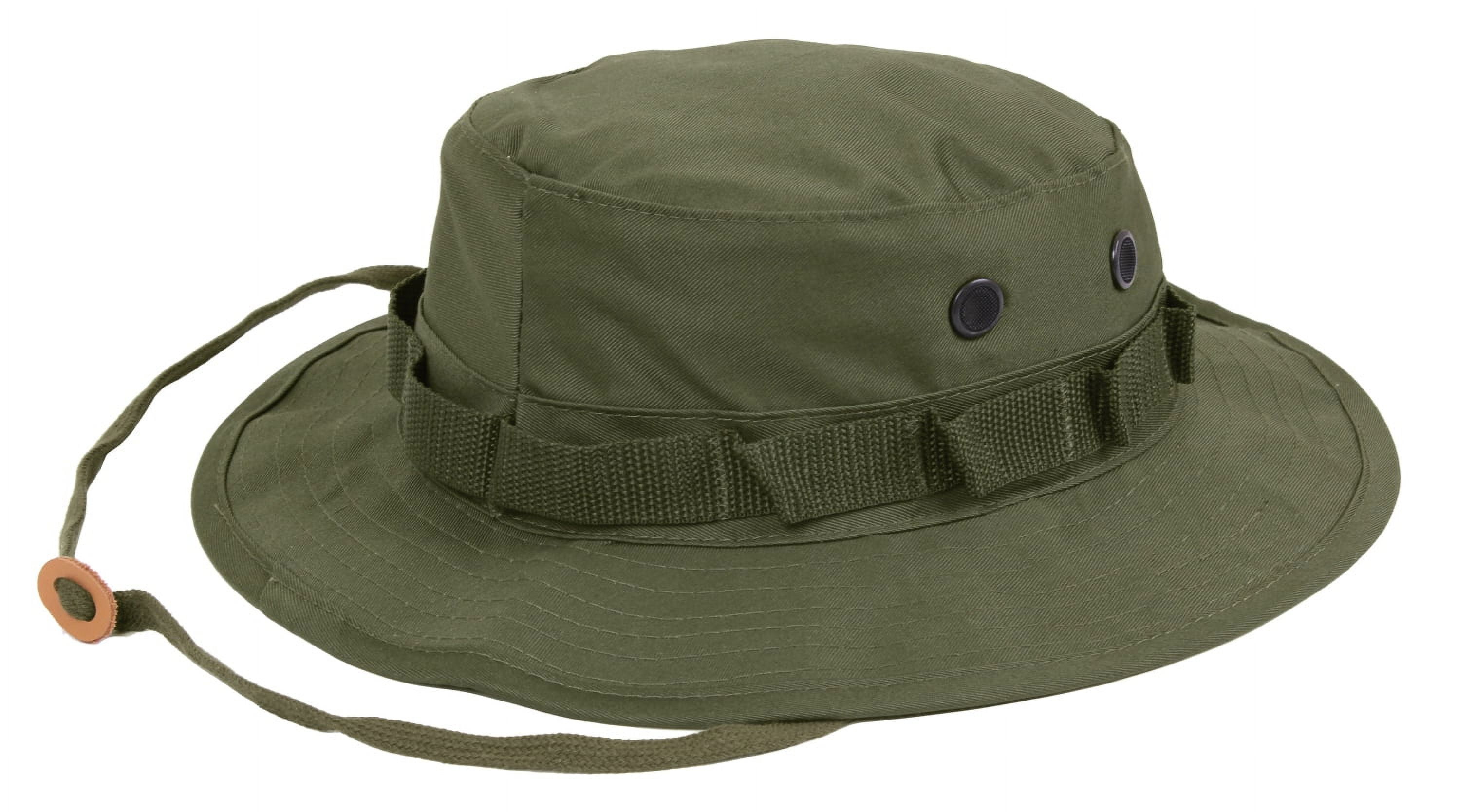 Rothco Military Style Bucket Boonie Hat, Olive Drab, 7 1/4 with ...
