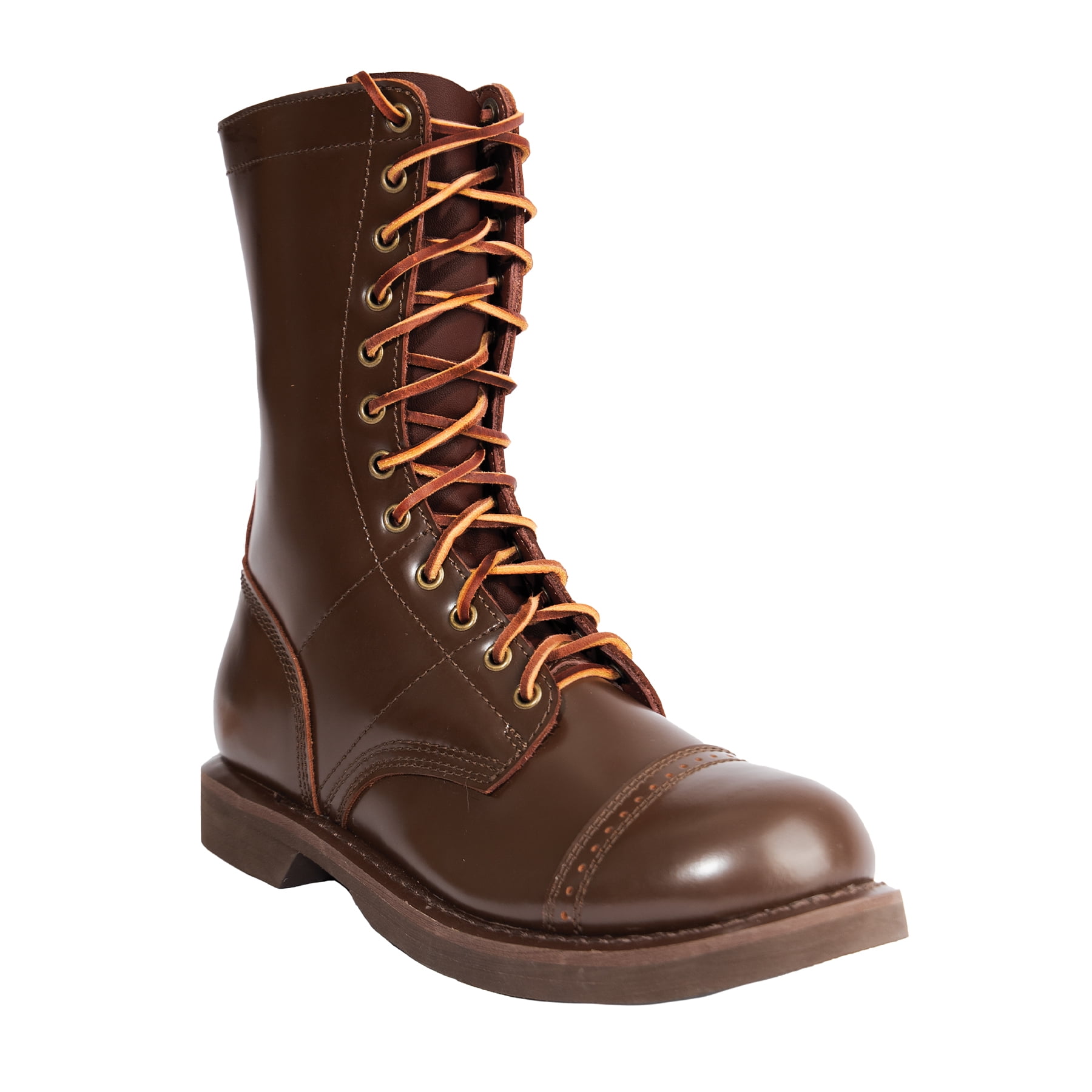 Rothco Brown Leather Jump Boot - 10 Inches - Walmart.com