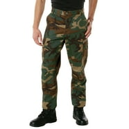Rothco Two-Tone Camo BDU Pants, Woodland / Tri-Color Camo, M - Walmart.com