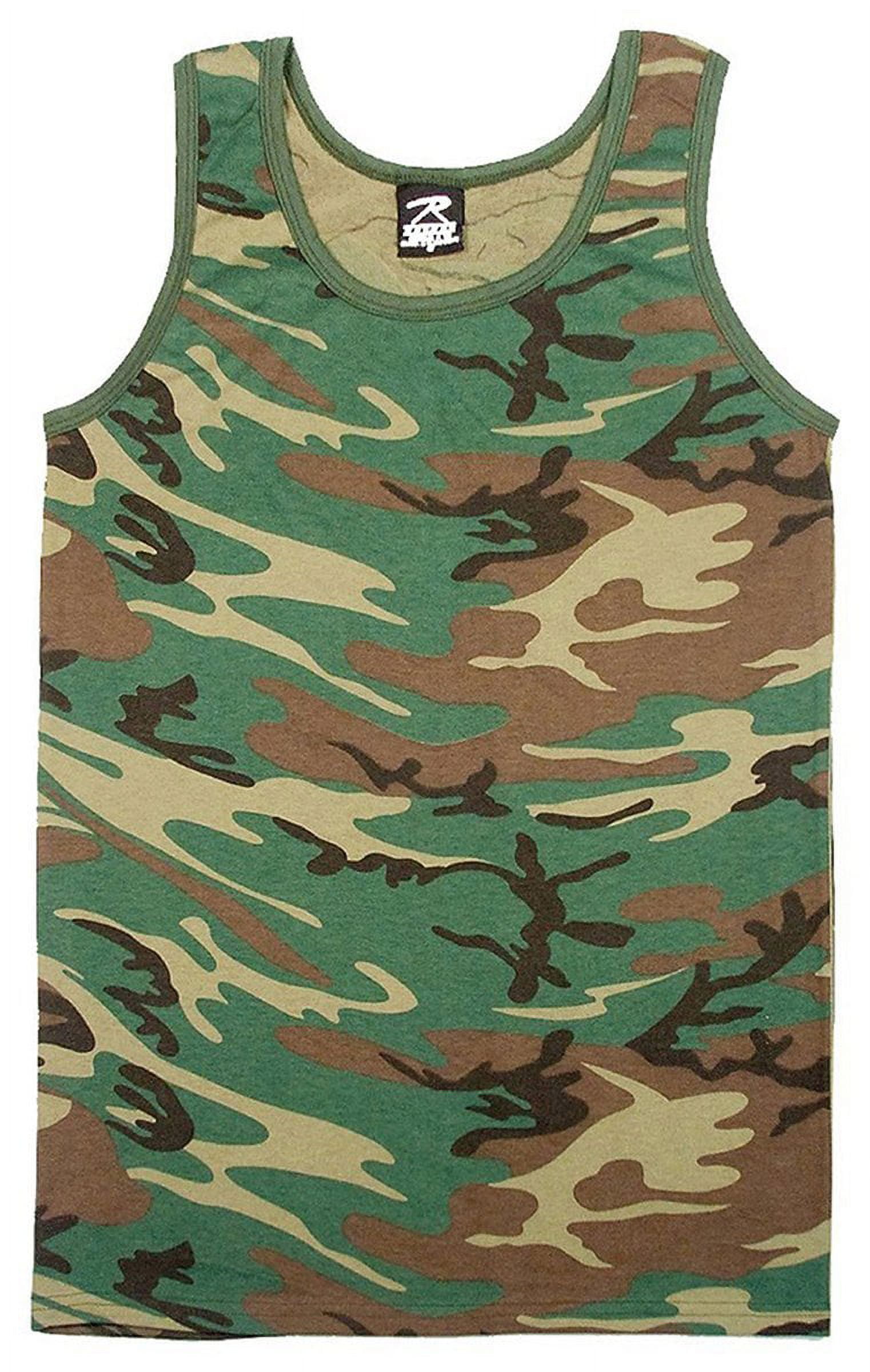 Rothco 7377 Camo Tank Top, Woodland Camo - 3XL - Walmart.com