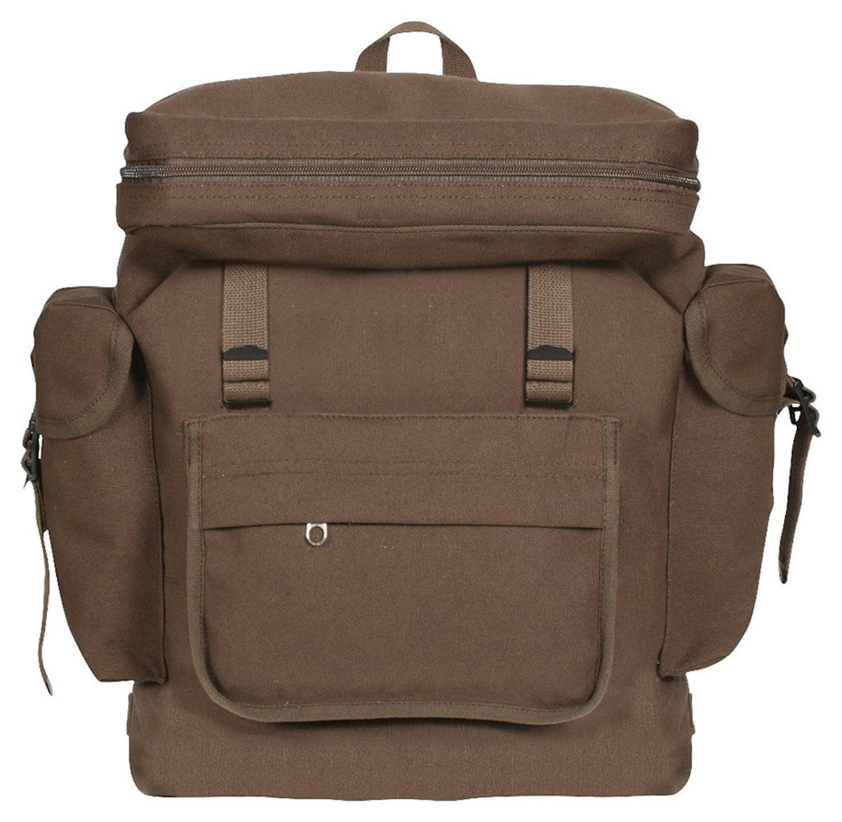 Rothco Canvas European Style Rucksack - Earth Brown - Walmart.com