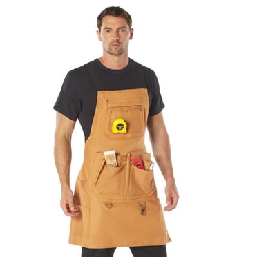 Toptie 3 Pack Unisex Cobbler Apron, Art Smock Working Uniform with 2 ...