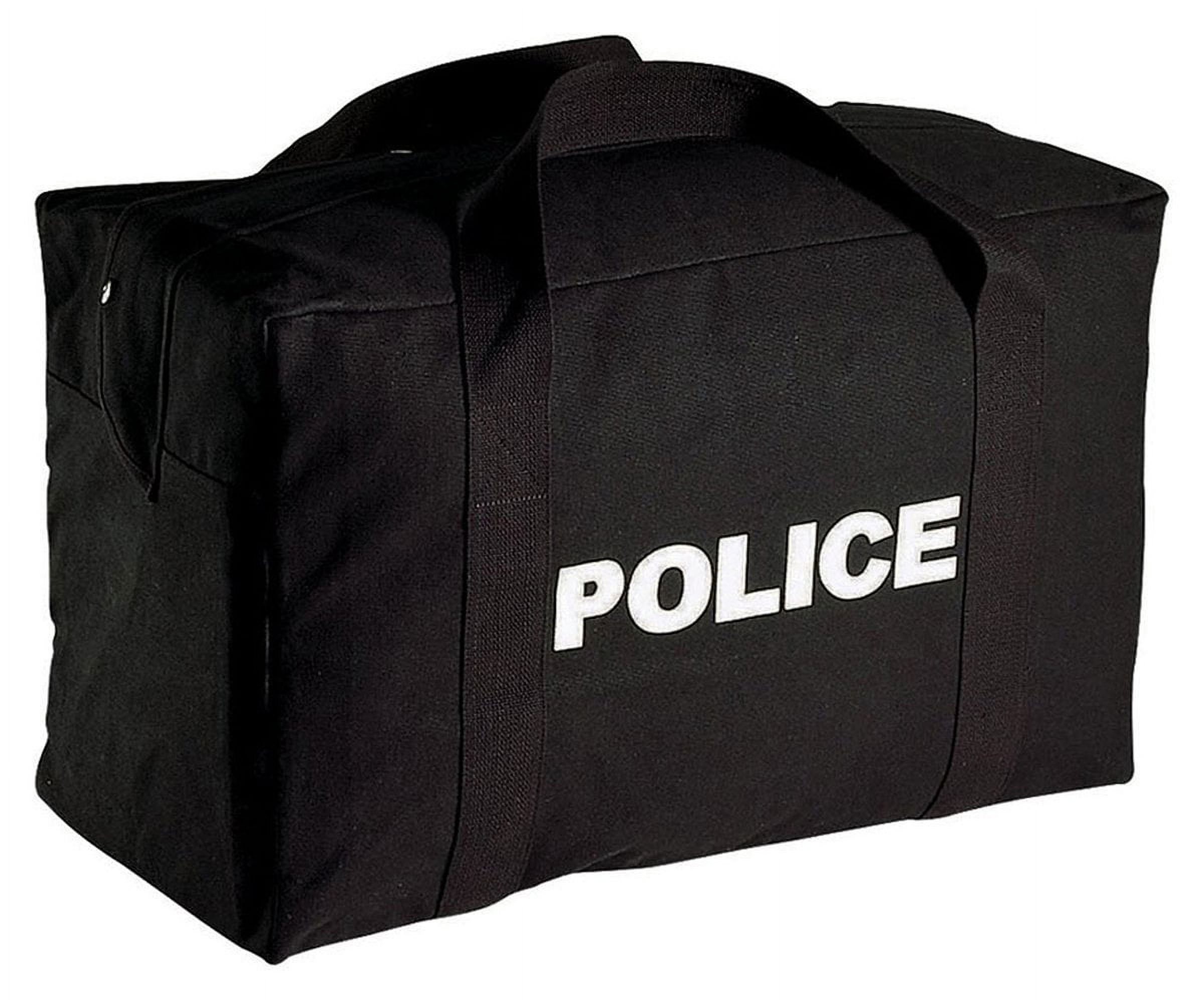 Rothco Canvas Large Police Logo Gear Bag, Black - Walmart.com