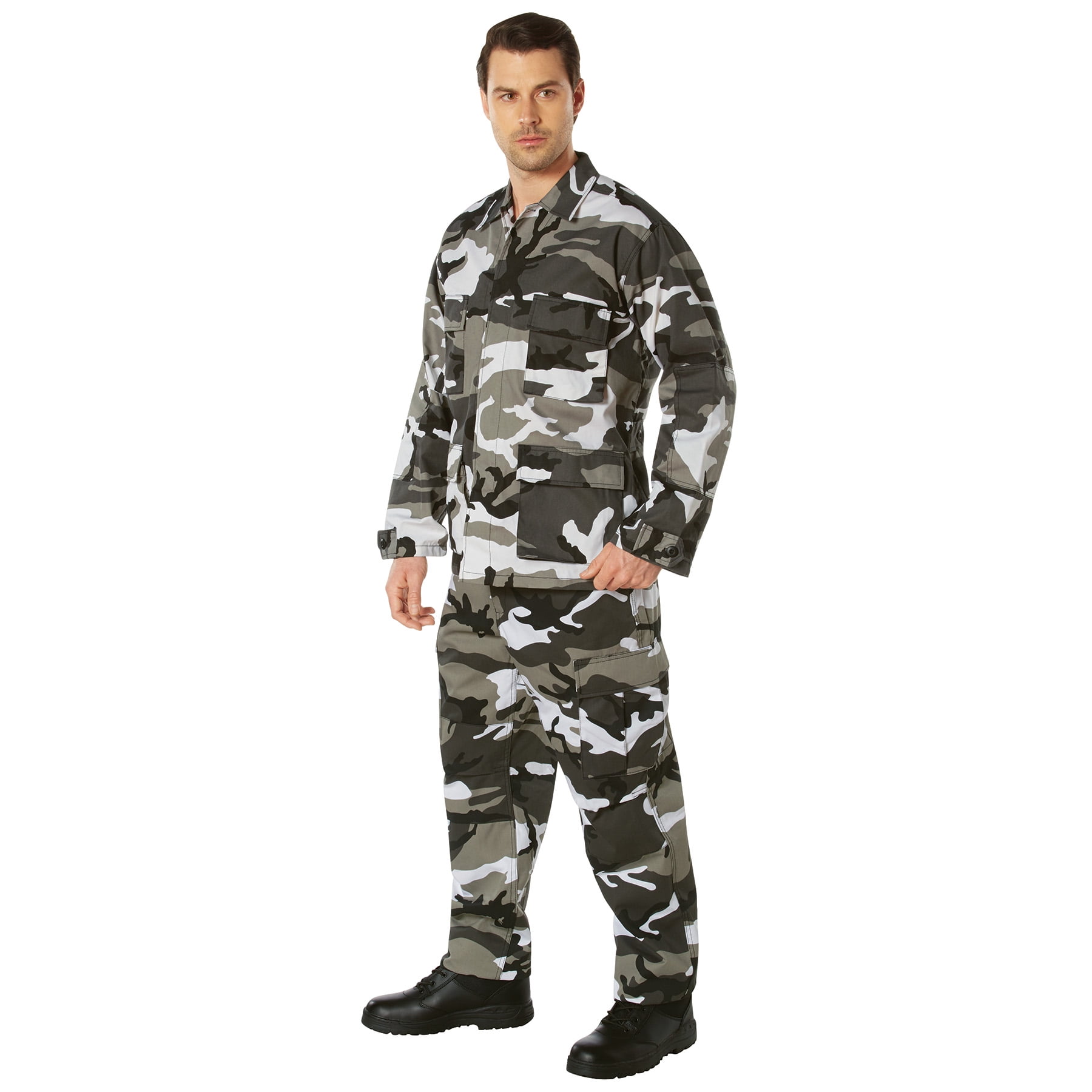 Rothco Color Camo BDU Shirt, City Camo, Small - Walmart.com