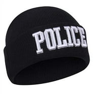 Rothco 10759 Police Supreme Low Profile Insignia Cap, Black - Walmart.com