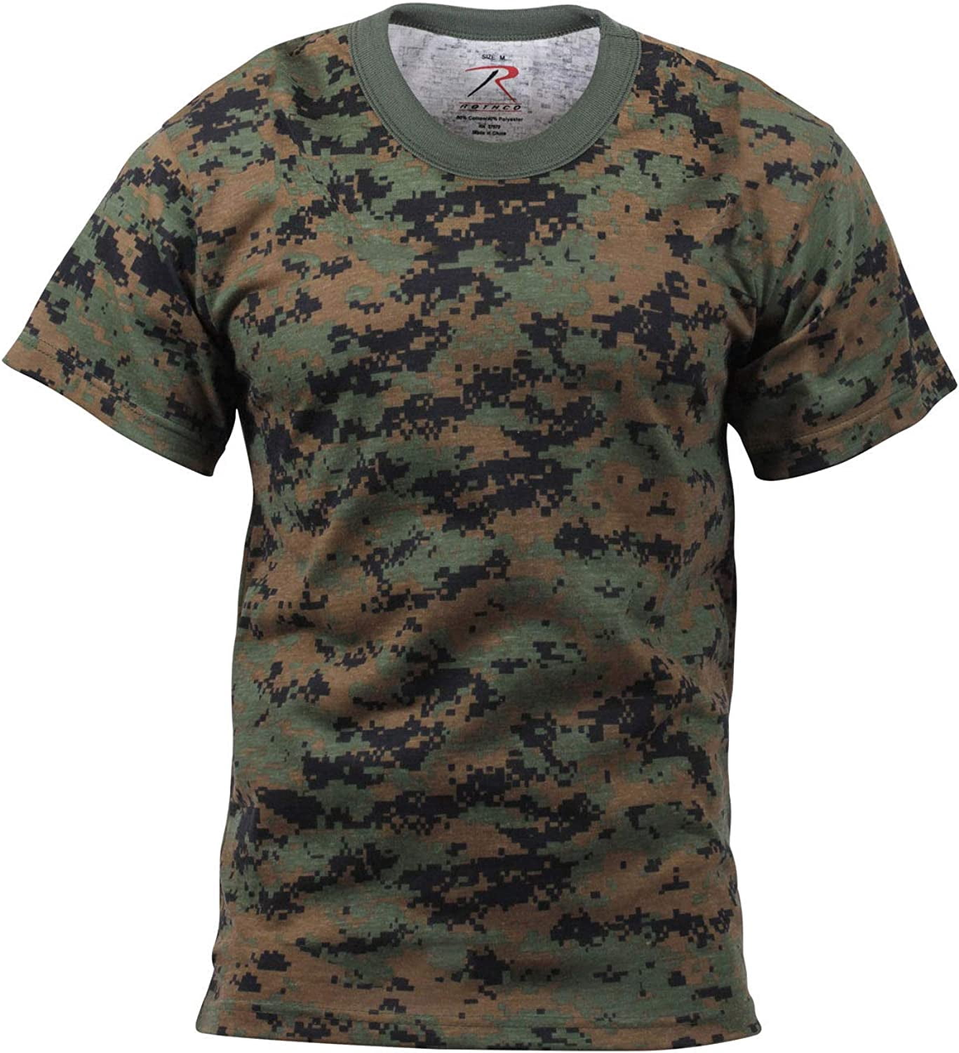 Rothco Digital Camo T-Shirt, Woodland Digital Camo, 2XL - Walmart.com