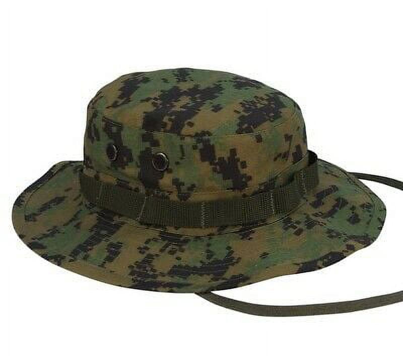 Rothco Digital Woodland Camo Boonie Hat - 5827 - Walmart.com