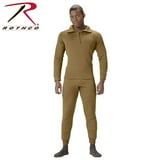 Rothco ECWCS Poly Zip Collar Shirts - Coyote Brown, Small - Walmart.com
